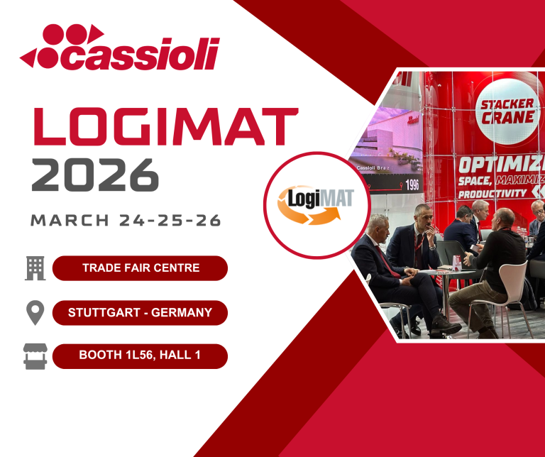 Cassioli Renueva su Participación en LogiMAT, del 24 al 26 de marzo de 2026 en Stuttgart - Cassioli